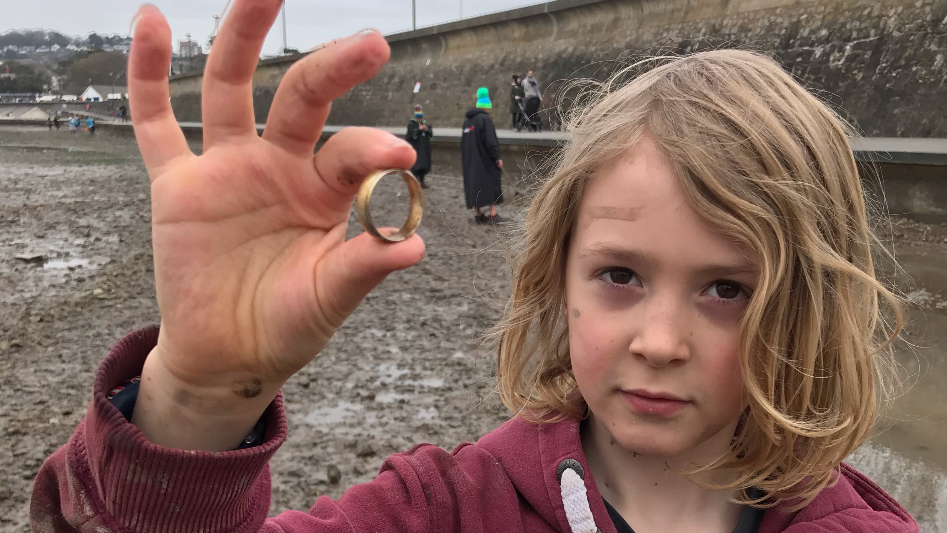 Boy, 9, finds man's wedding ring lost in Clevedon lake | ITV News West ...
