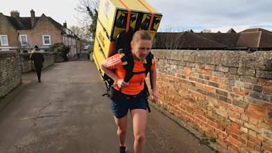 Woman hopes to become first female to complete the London Marathon with ...