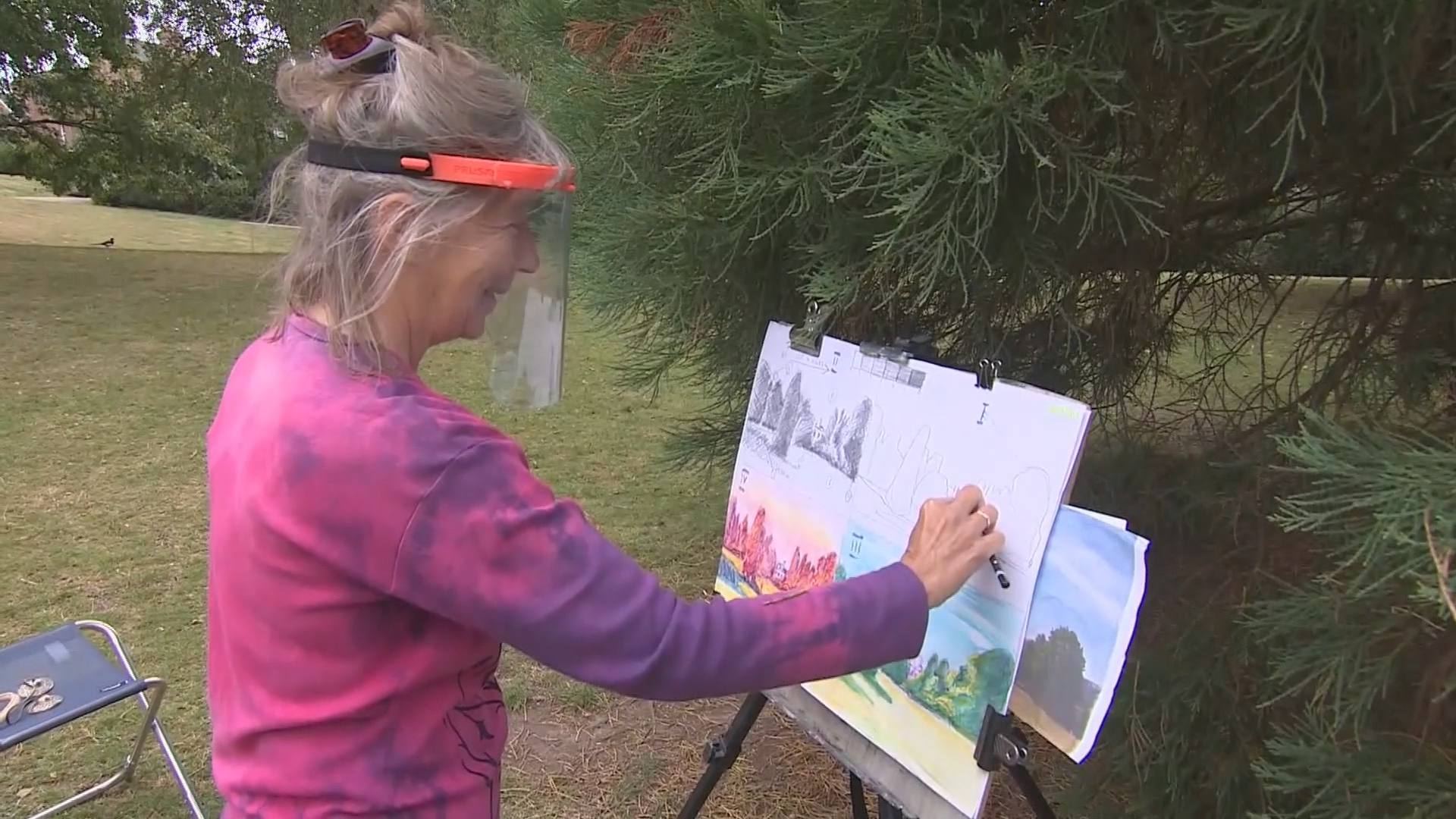 Kent cancer charity holds outside therapy session for patients | ITV ...