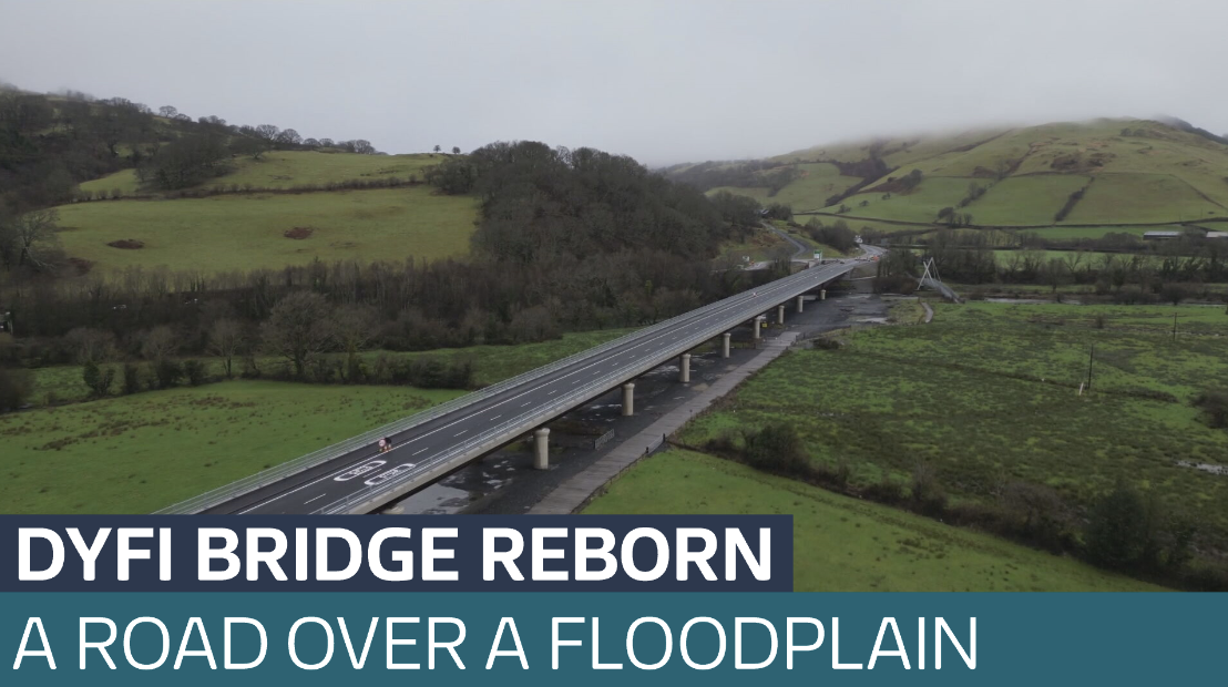 Dyfi Bridge: Bridge linking north and south Wales opens after more than ...