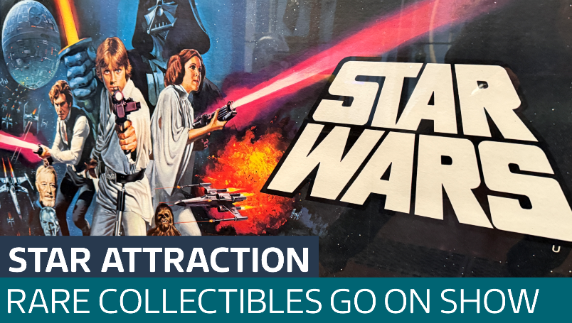 Star Wars exhibition showcases private collection of memorabilia worth ...