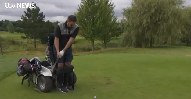 Paralysed Westminster terror attack survivor makes golfing comeback ...