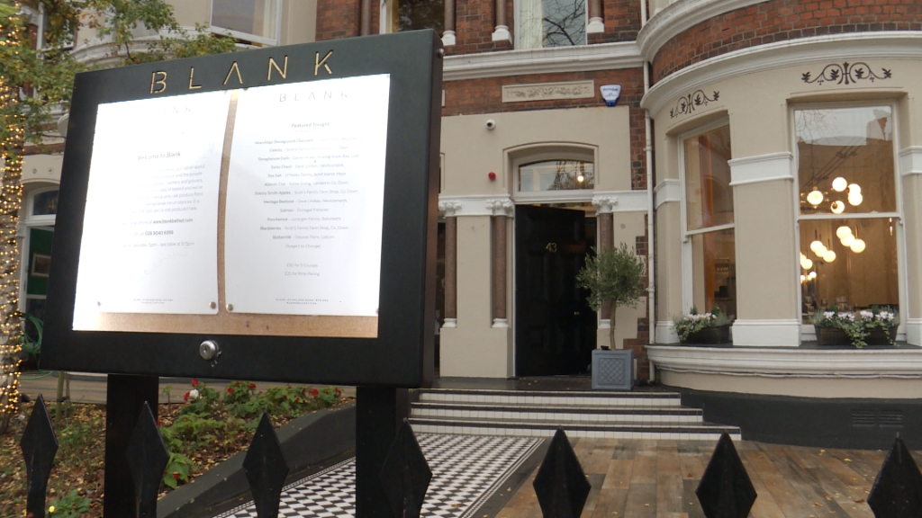 Restaurant with no menu aims to do things differently | UTV | ITV News