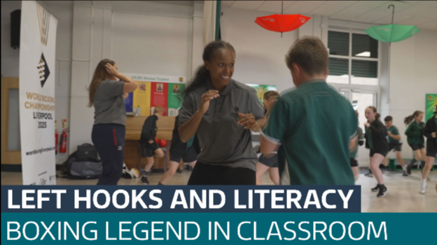 From left hooks to literacy - boxer Natasha Jonas goes back to school ...
