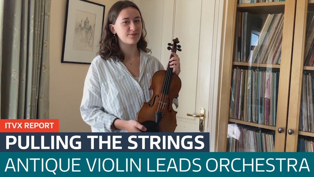 The 245-year-old violin pulling the strings - Latest From ITV News