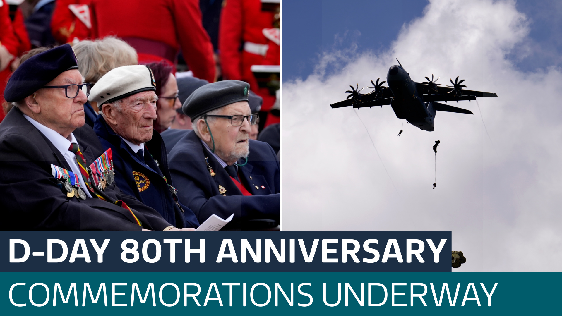 Veterans joined by Royals for commemorative events marking 80 years ...