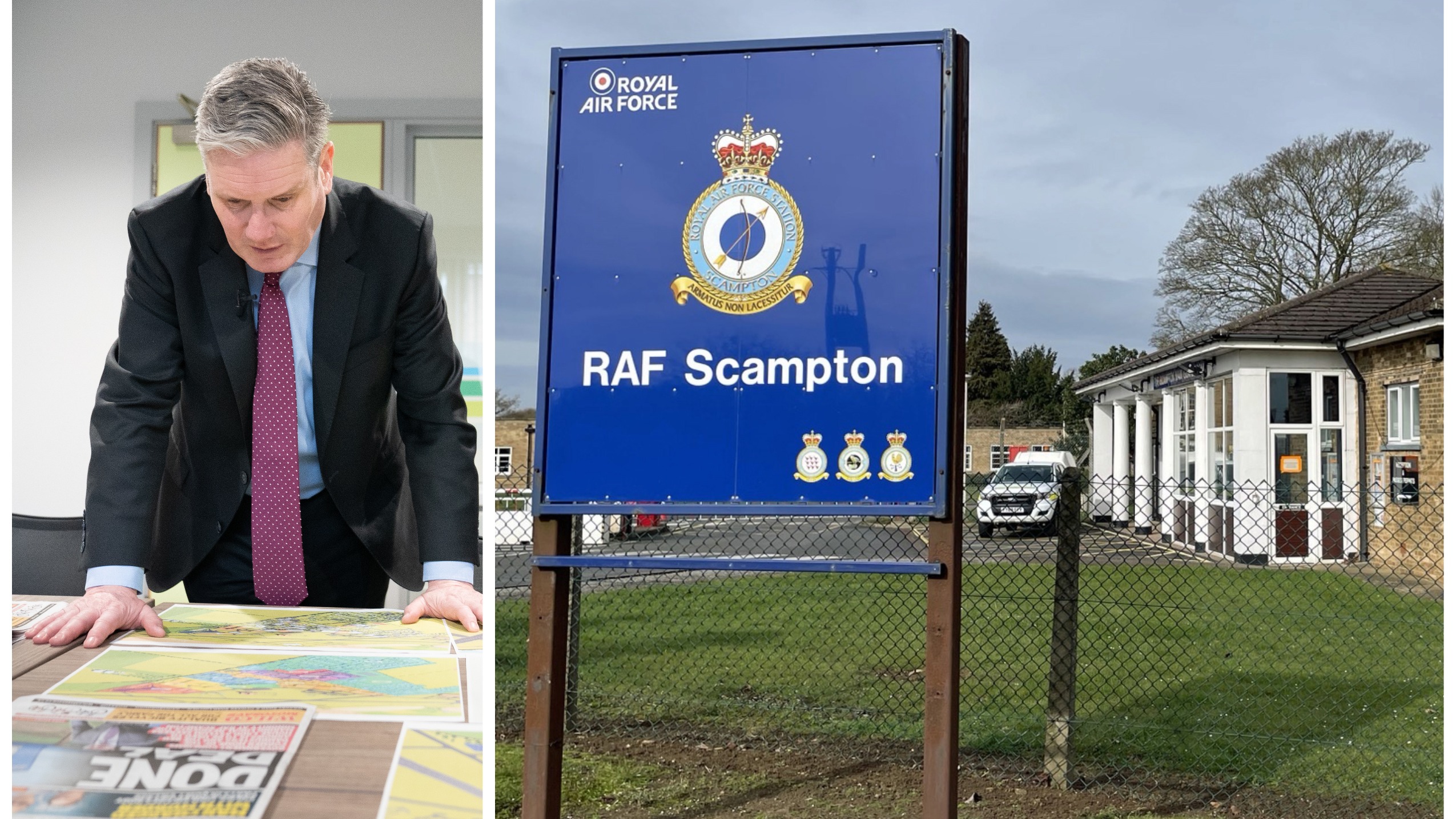 Labour leader Sir Keir Starmer backs campaign to stop RAF Scampton from ...