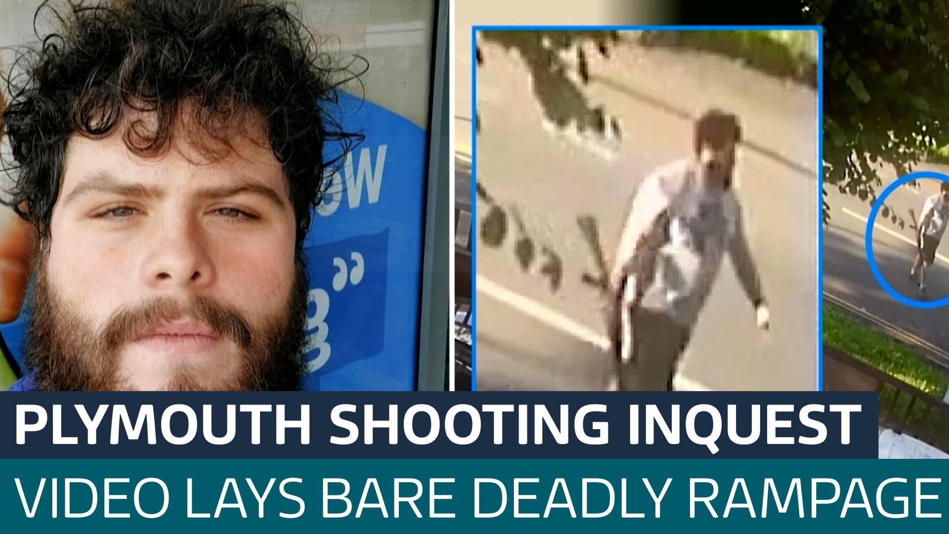 Plymouth shooting: Video shows gunman stalking streets in rampage that ...