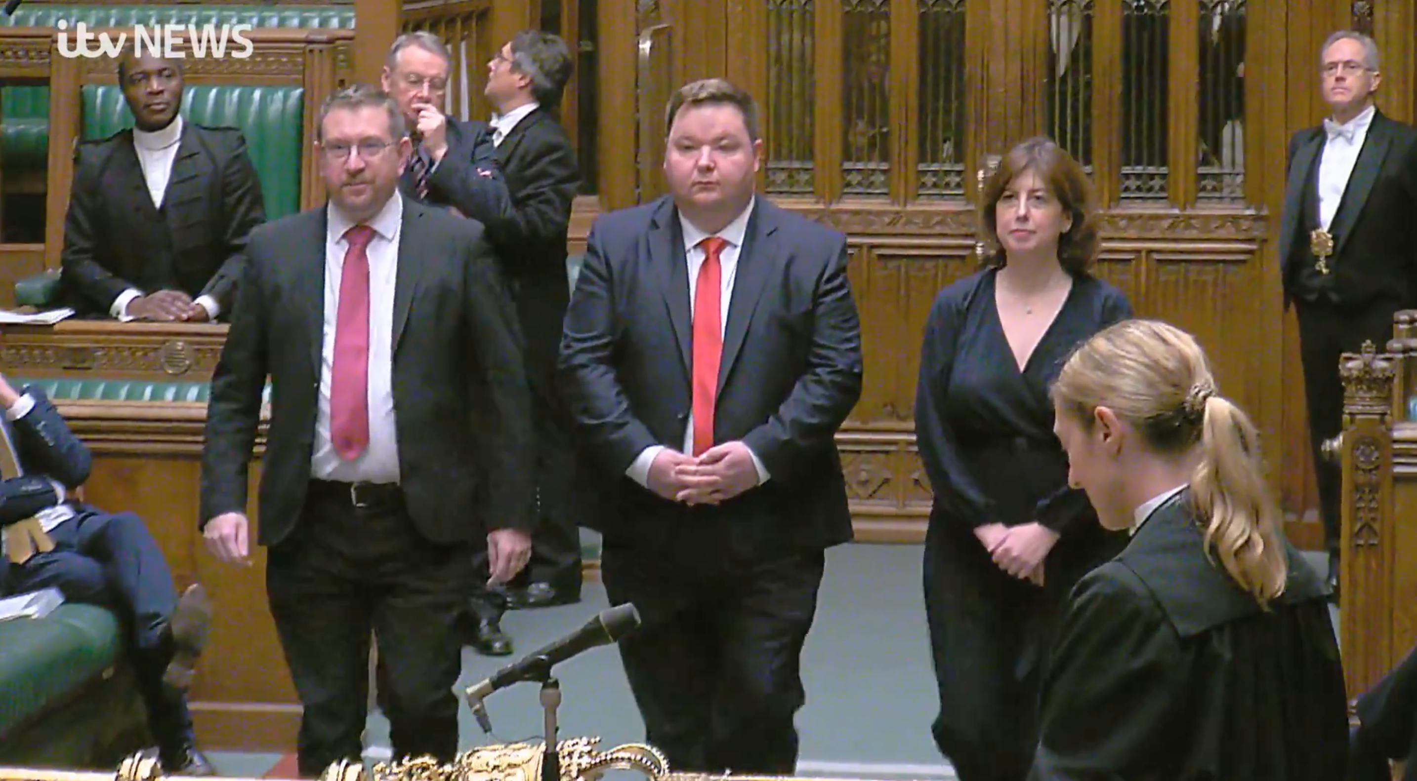 Labour’s Andrew Western sworn in as MP for Steford and Urmston | ITV ...