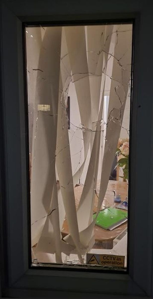 Police investigate after family flee home in Manchester after brick ...