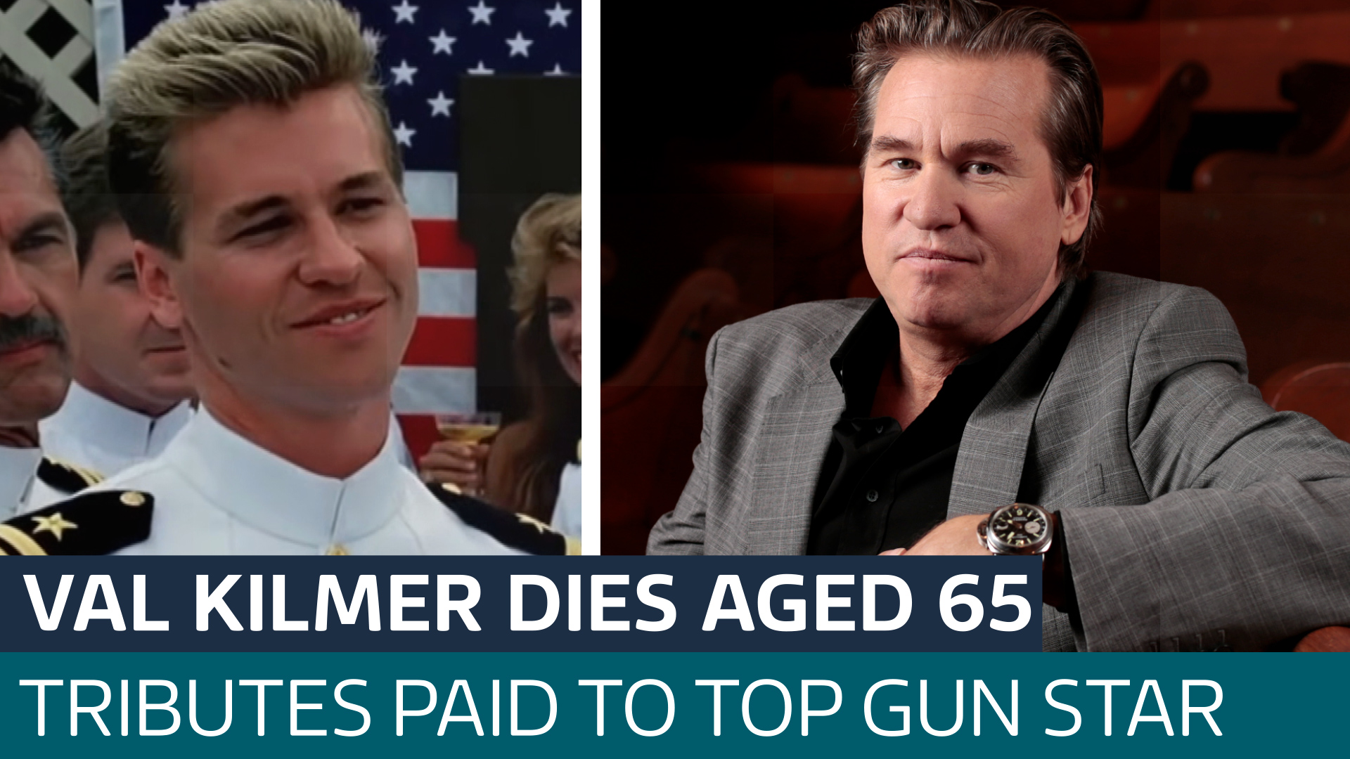 Top Gun and Batman star Val Kilmer dies age 65 - Latest From ITV News