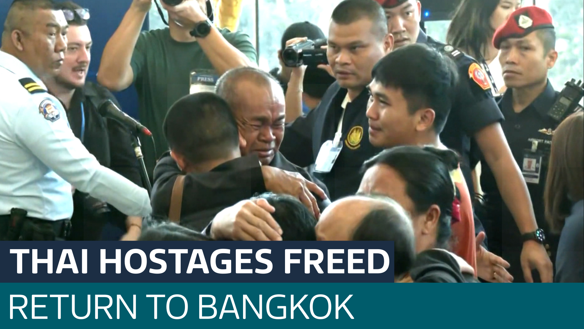 Five Thai hostages freed by Hamas are finally reunited with their ...