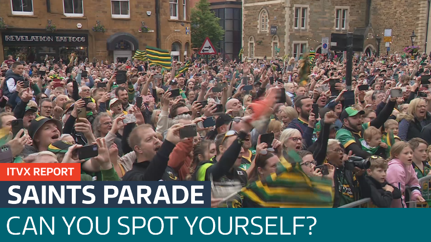 Can you spot yourself at the Northampton Saints celebration parade ...