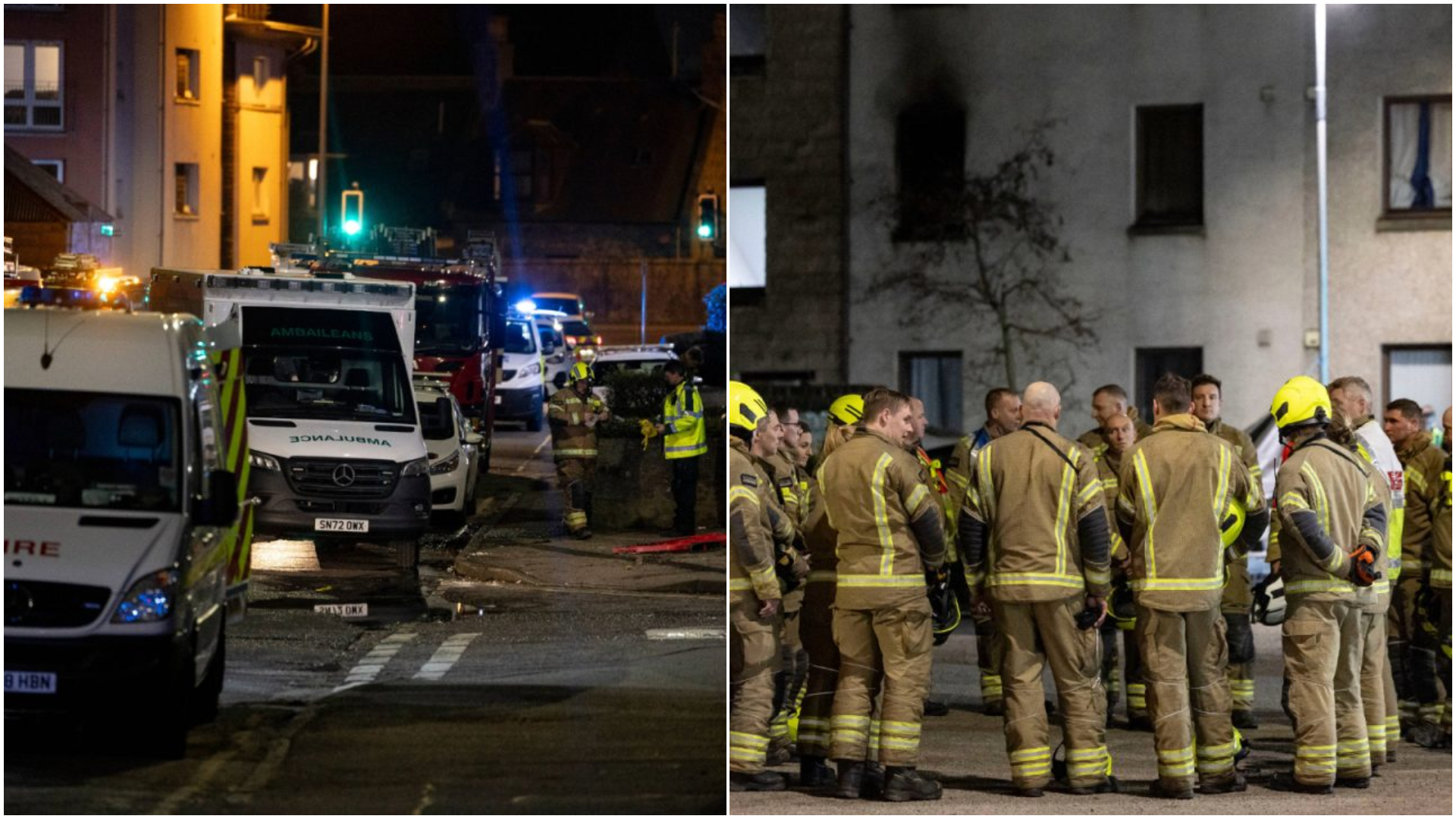 Aberdeen flat fire: Two women dead and baby taken to hospital as ...