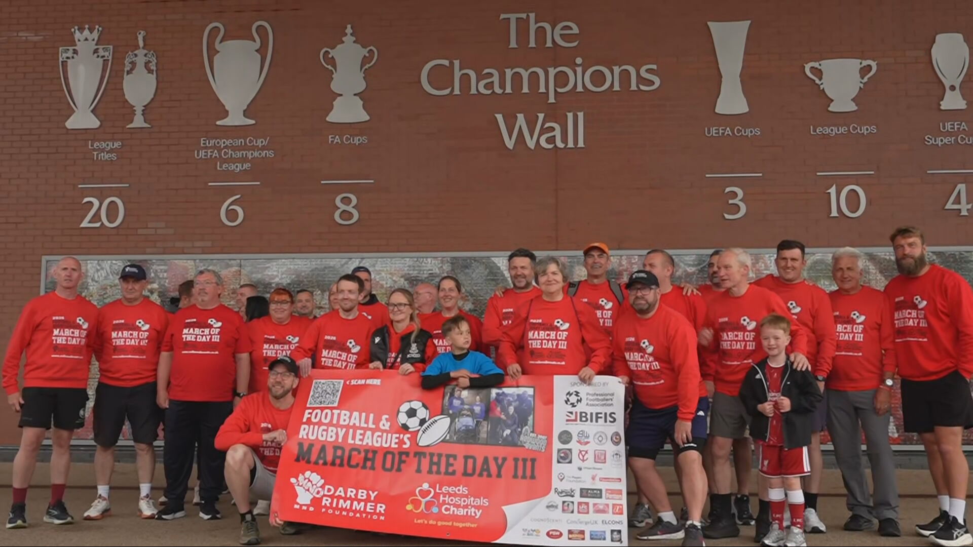 Sport stars begin 350 mile charity walk from Anfield for Motor Neurone ...