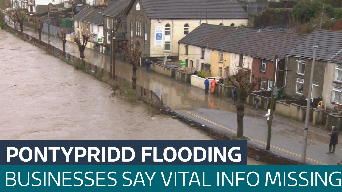 Pontypridd business owners say there are discrepancies in flood reports ...