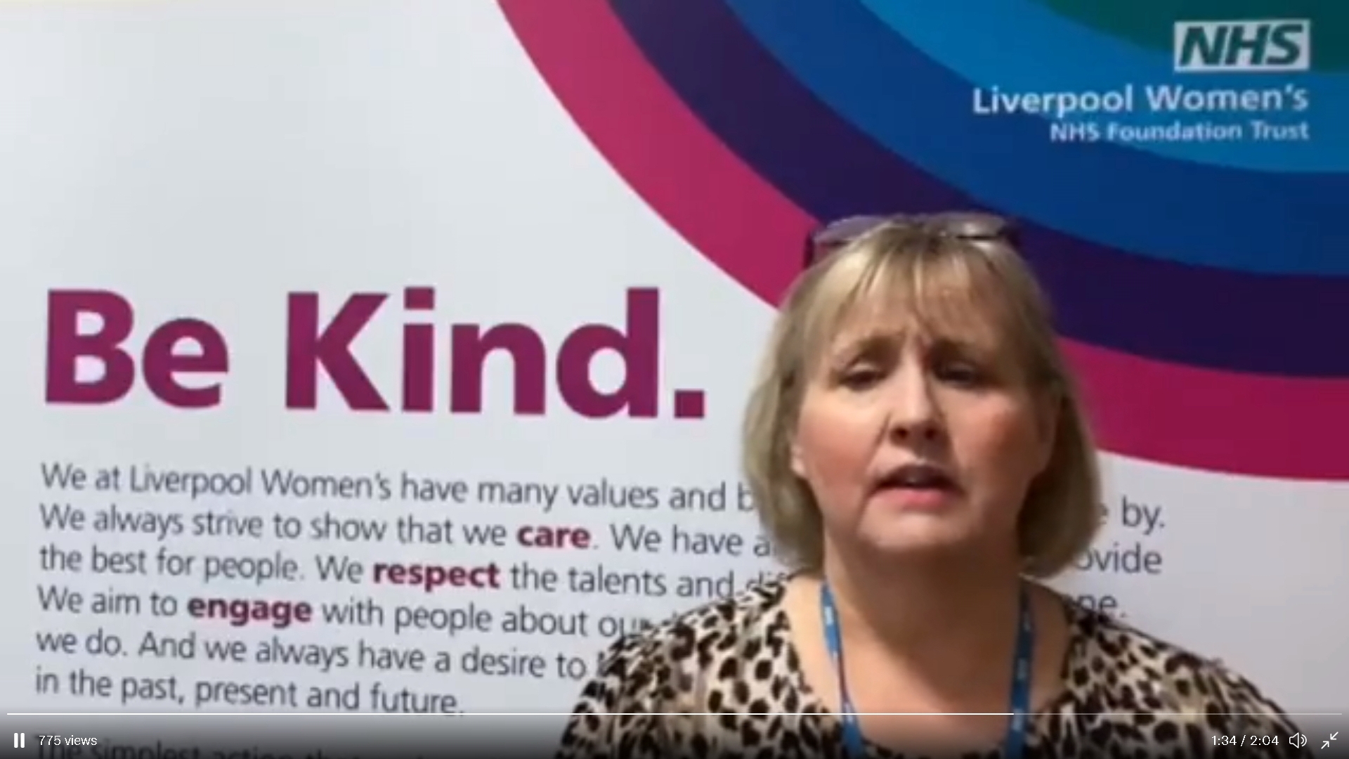 A call for kindness from Liverpool Women's Hospital in the aftermath of ...