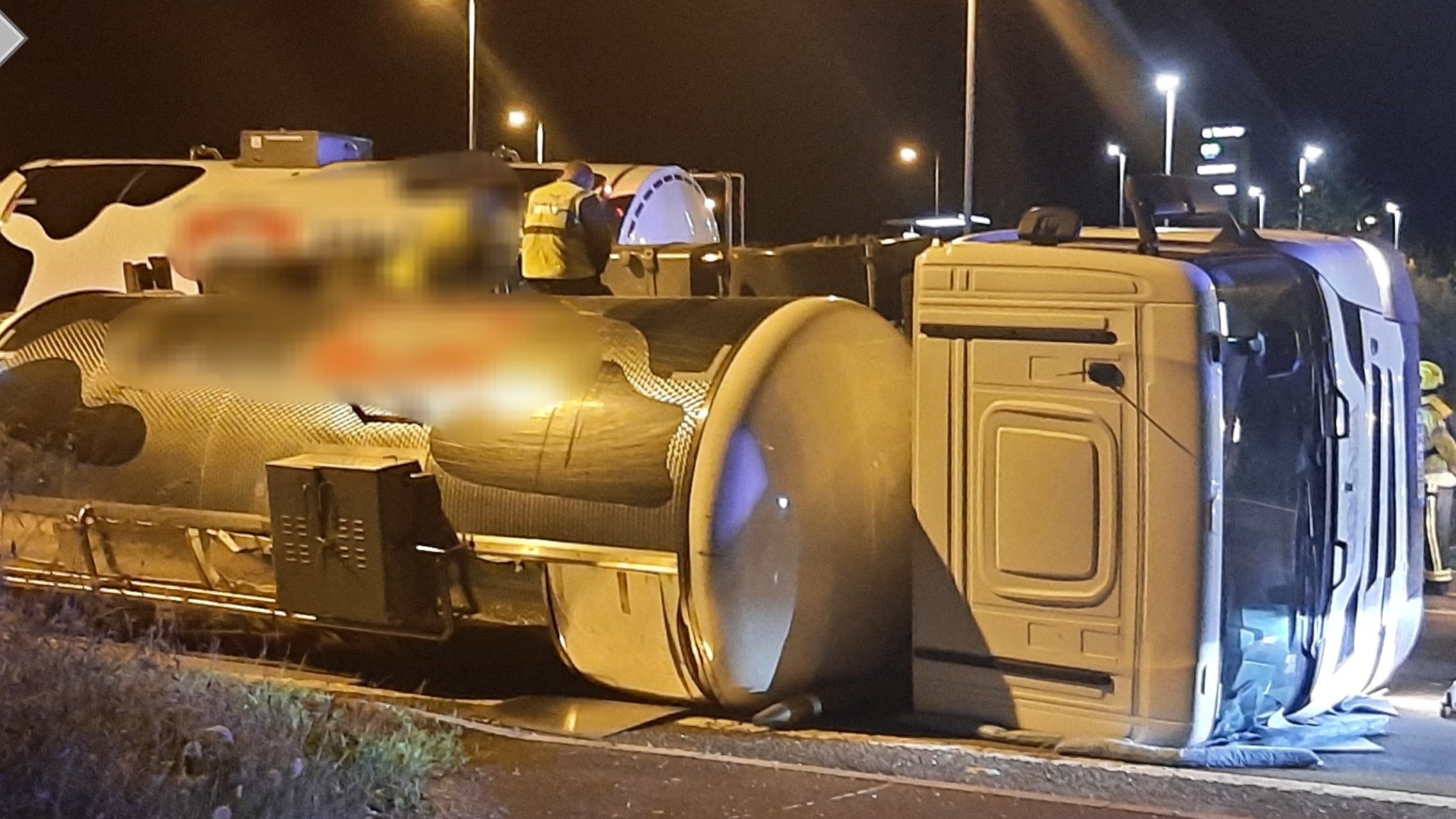 Large tanker carrying milk spills onto major A-road in Somerset | ITV ...