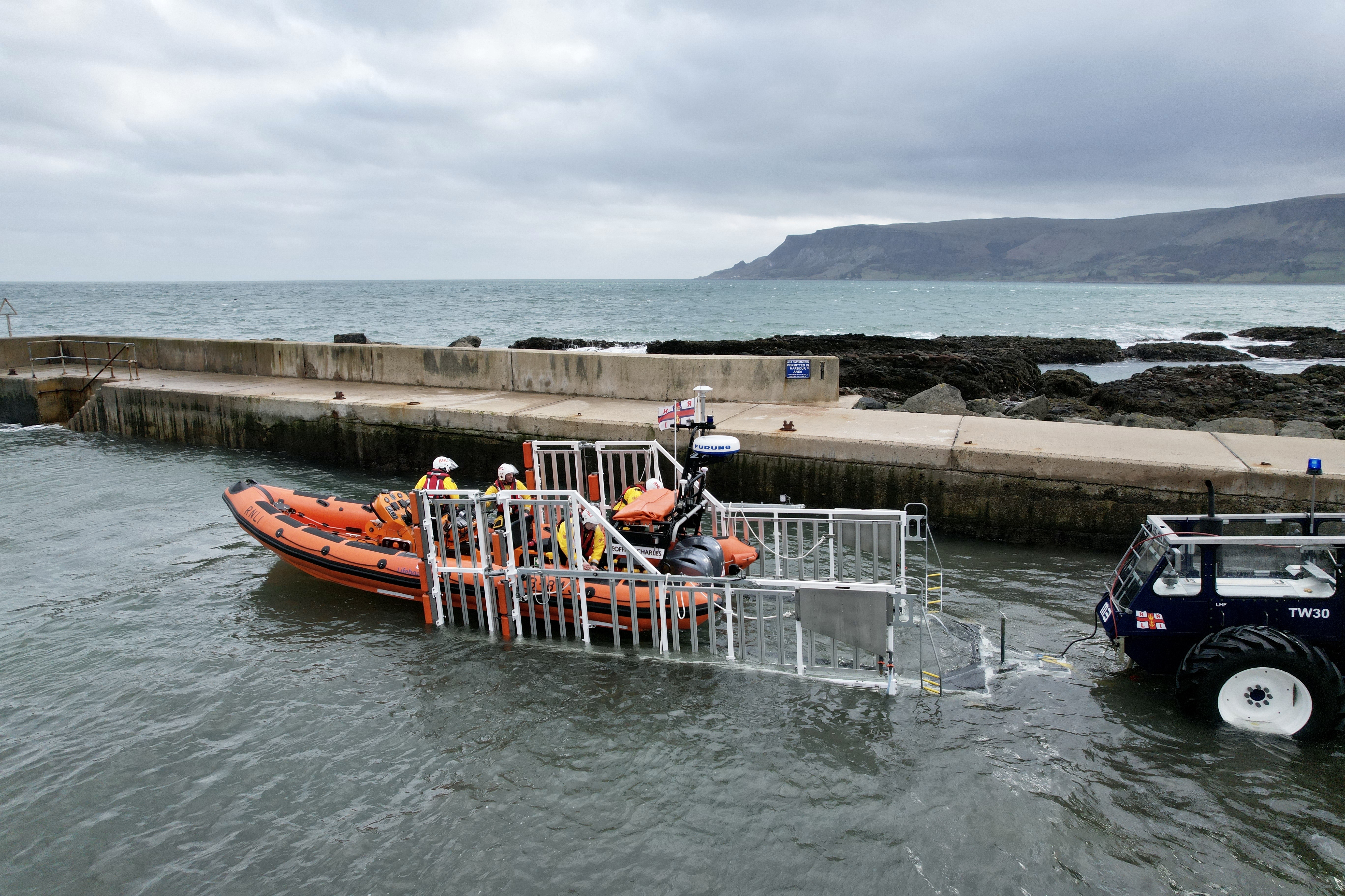 Swimmer in difficulty rescued off Co Antrim coastline | UTV | ITV News