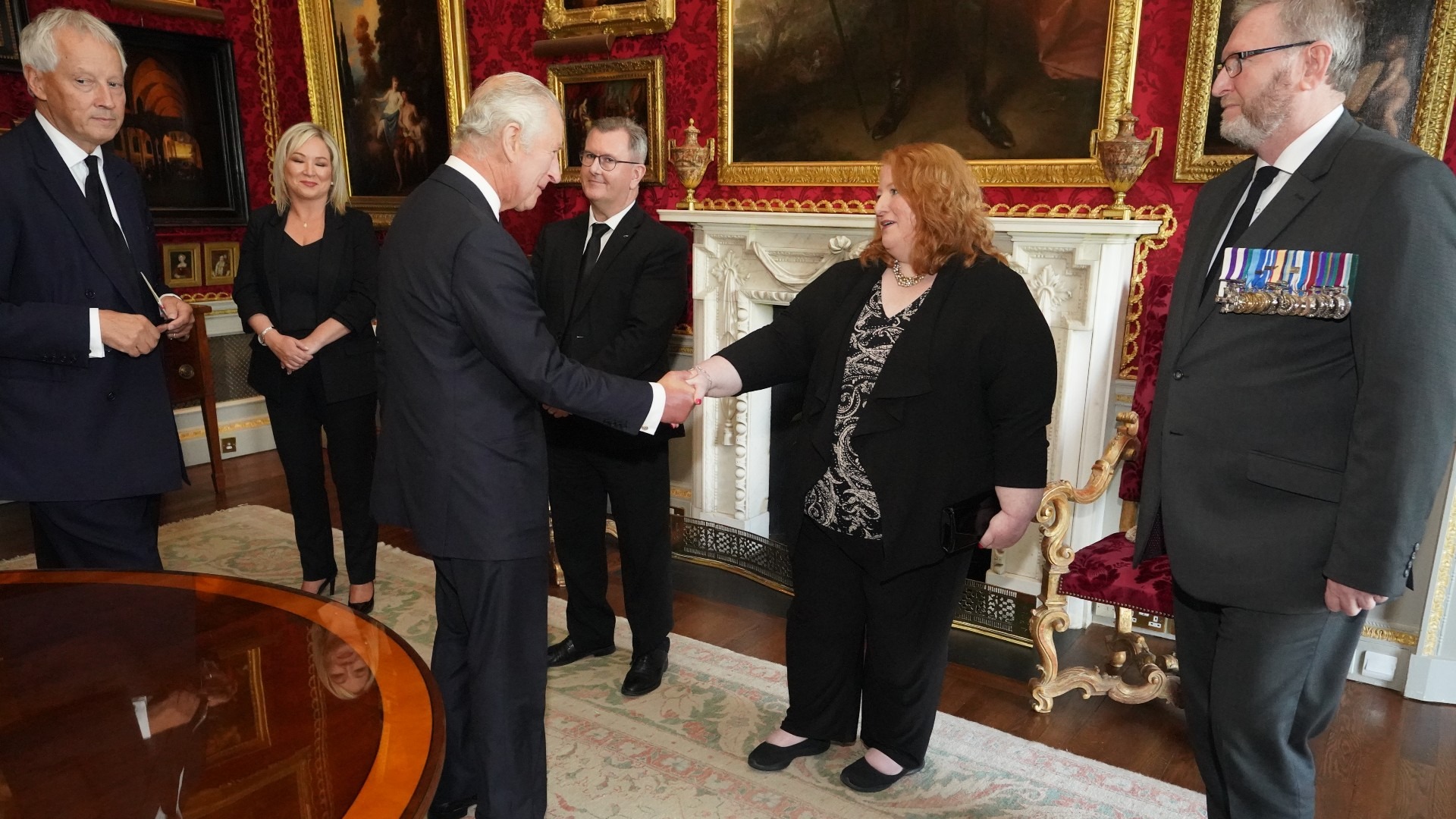 What was said when King Charles III met Northern Ireland politicians at ...