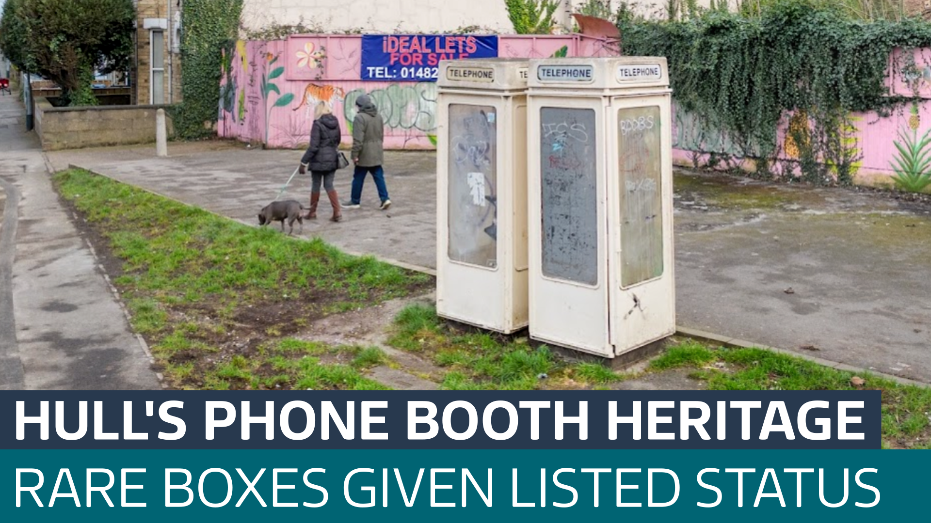 Nine cream-coloured phone boxes in Hull granted Grade II-listed status ...