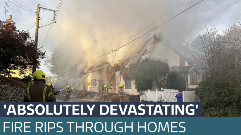 Homes destroyed in Bardwell in Suffolk after fire during Easter weekend ...