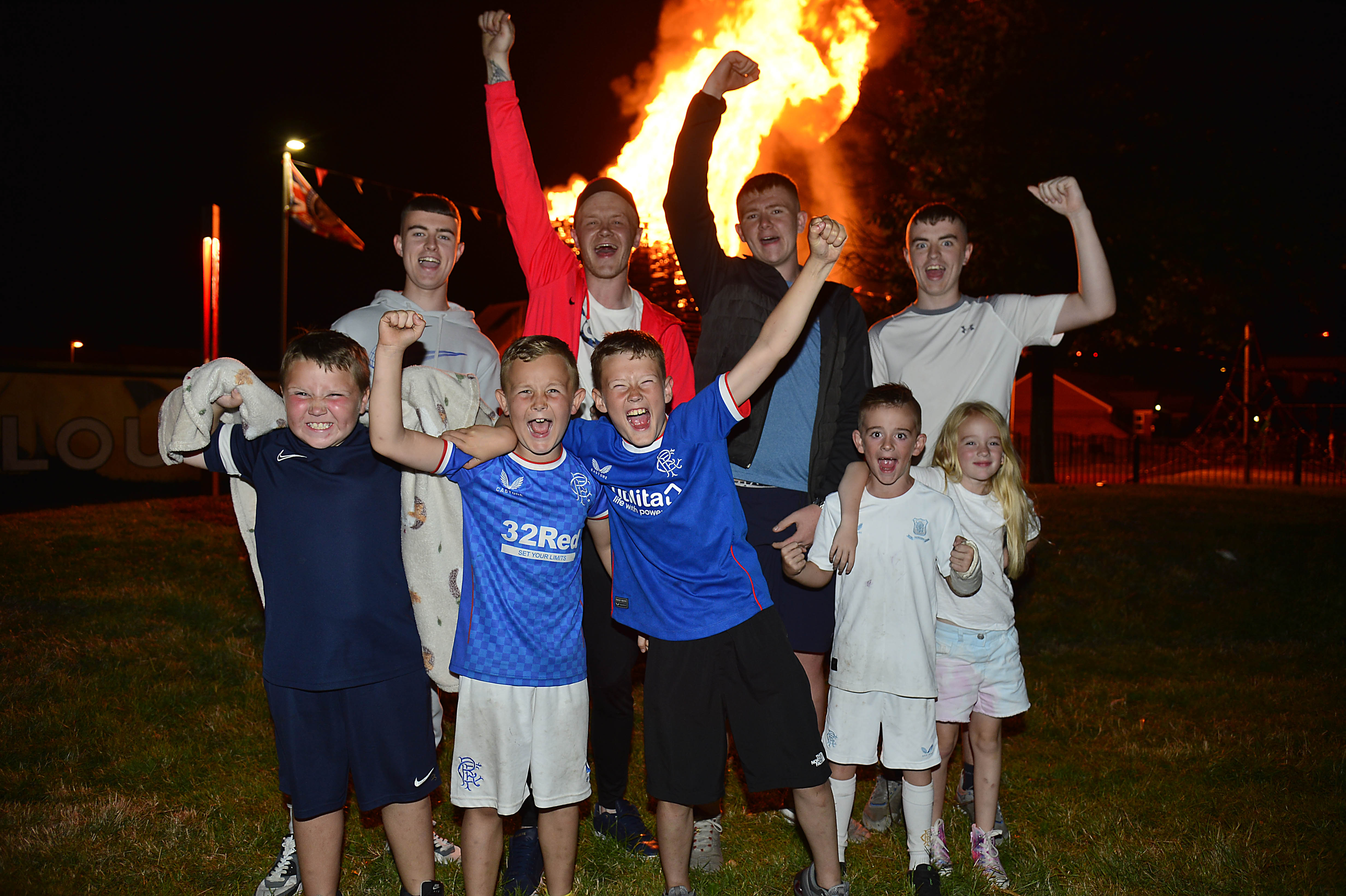 Bonfires lit across Northern Ireland as part of eleventh night ...