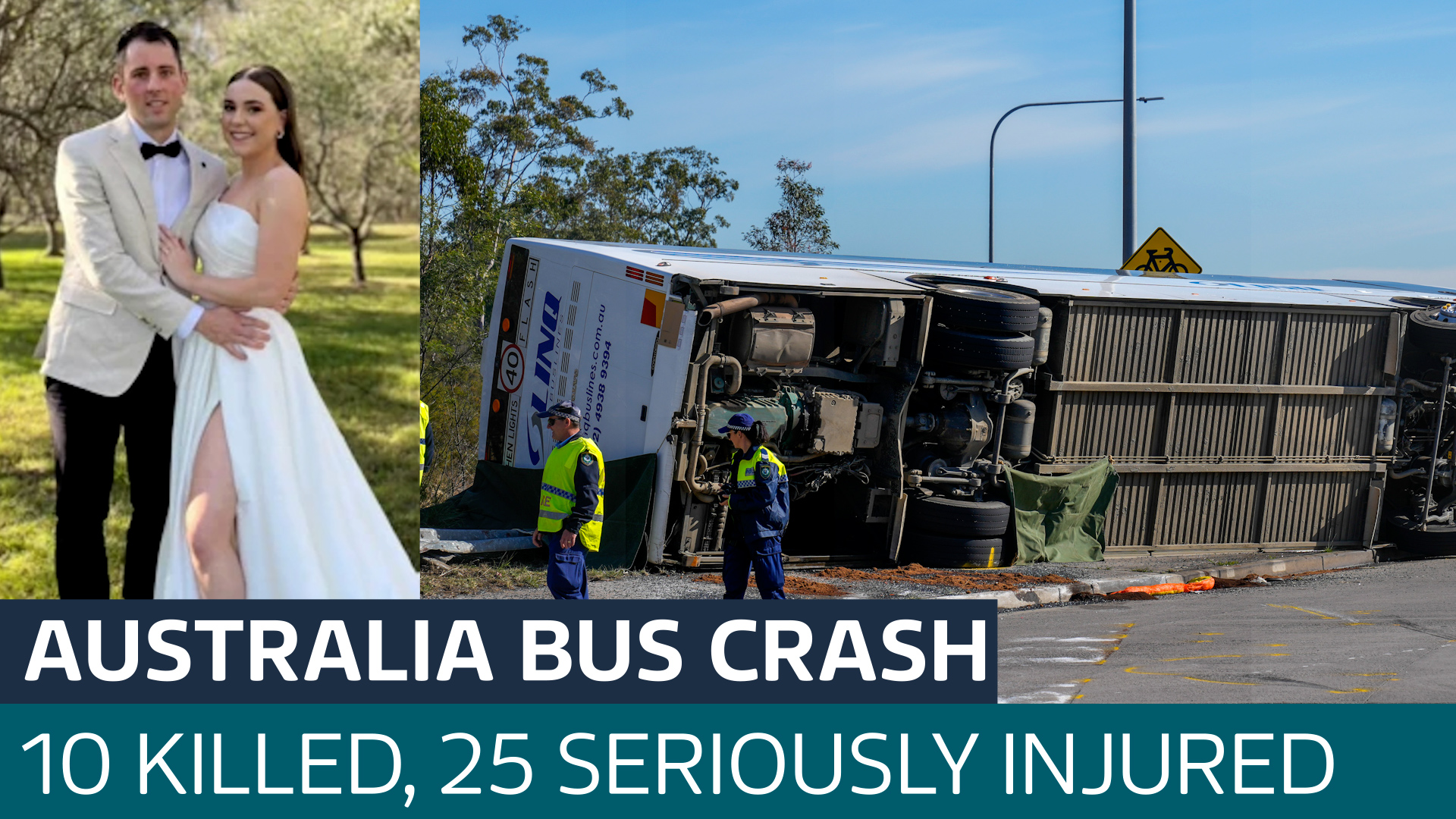 Australia bus crash: first victims of wedding tragedy named - Latest ...
