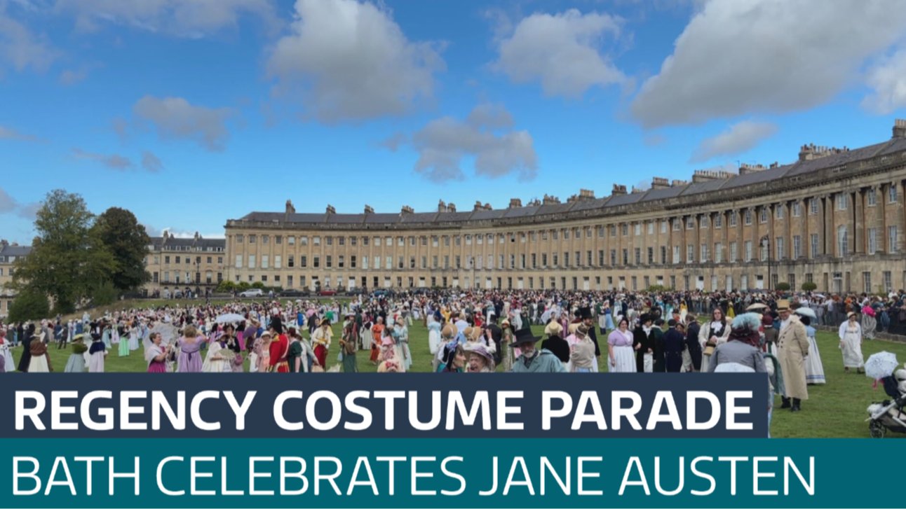 Regency costume parade through Bath honours author's work - Latest From ...