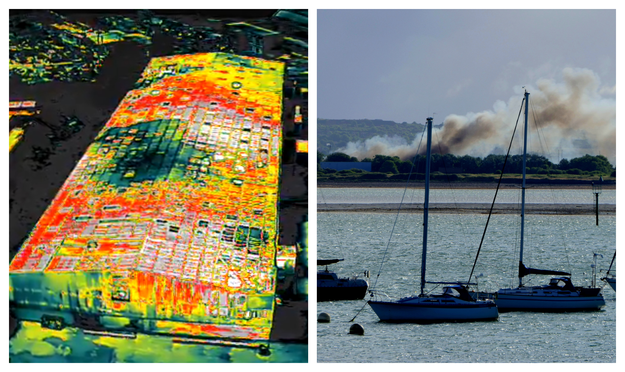 M275 re-opens at Portsmouth after weekend closures caused by fire | ITV ...