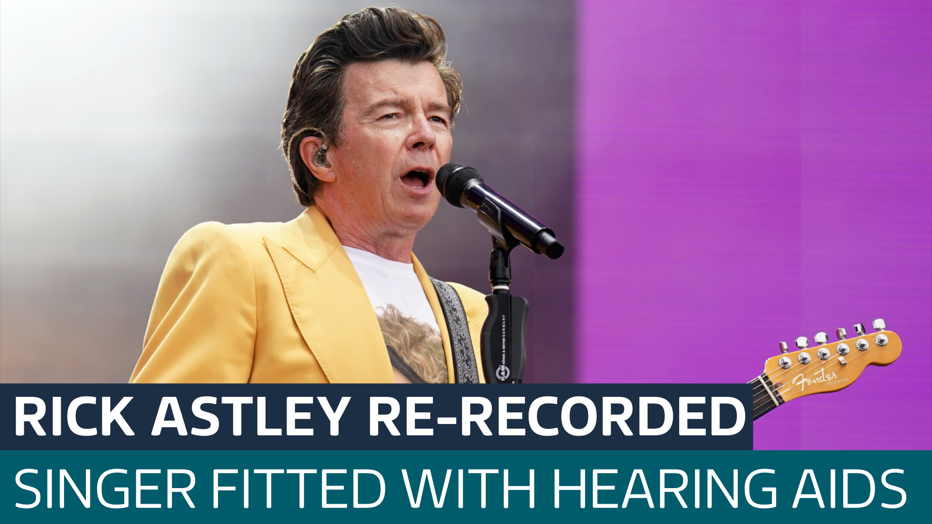 Rick Astley re-records iconic track for hearing awareness campaign ...
