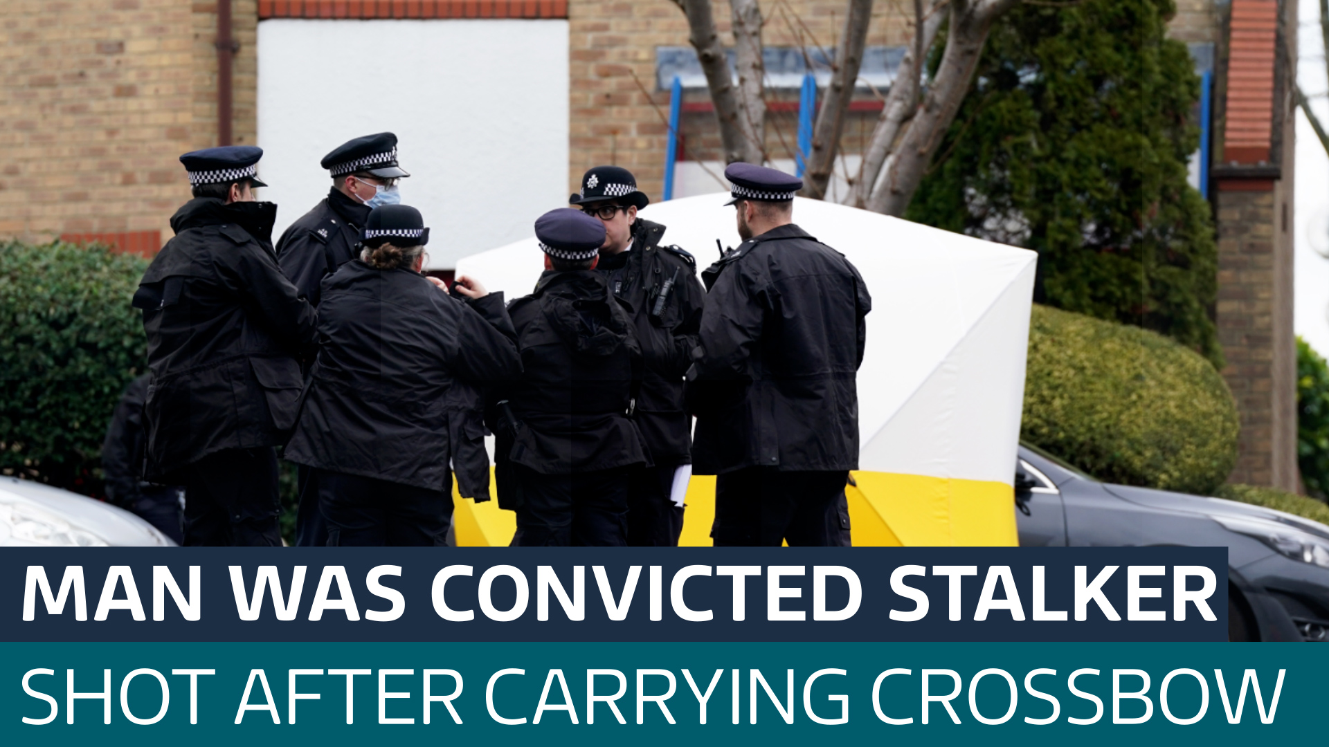 Crossbow intruder shot dead by police in London was a convicted stalker ...