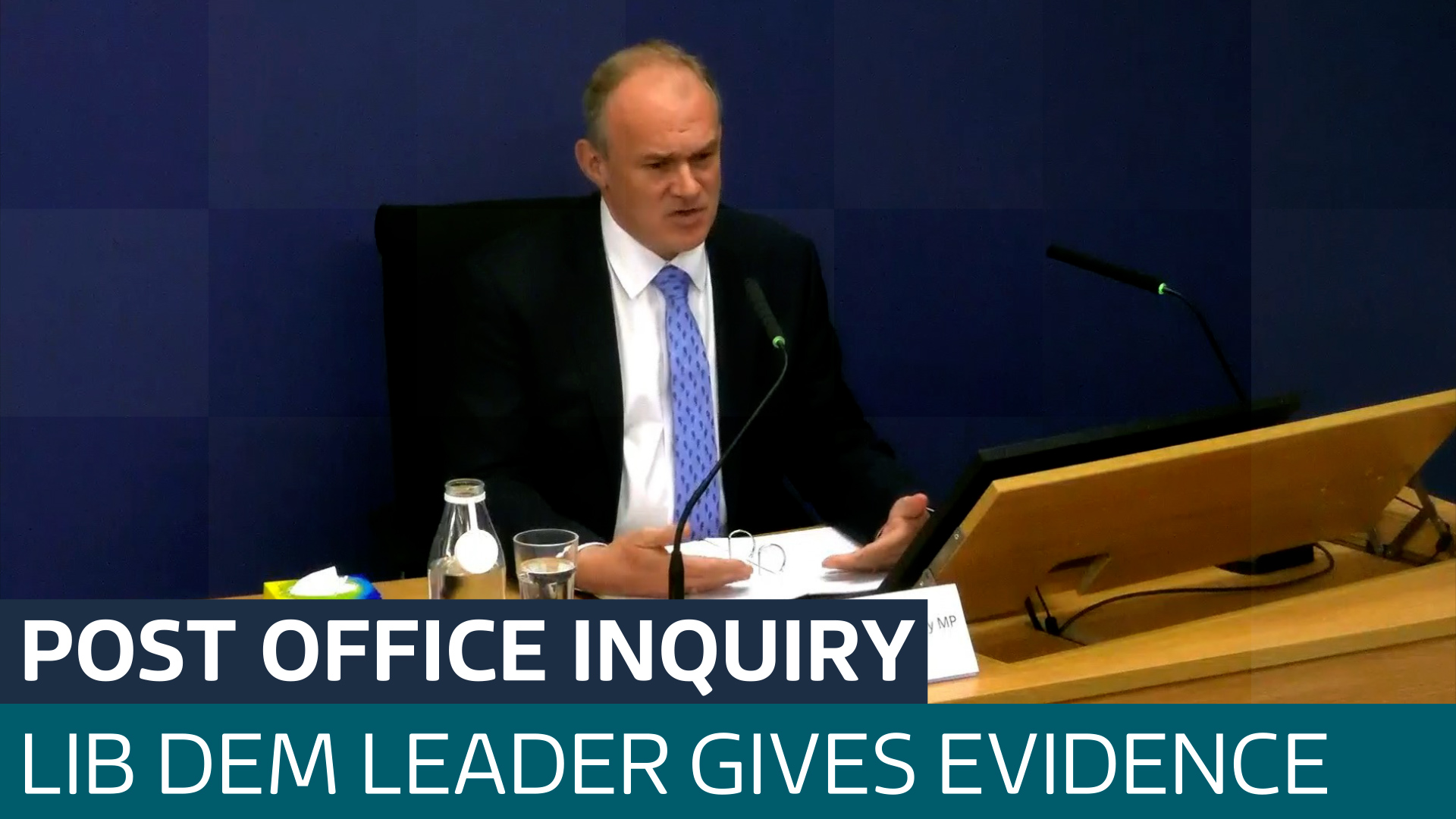 Post Office Inquiry: Ed Davey 'sorry' for taking five months to meet ...