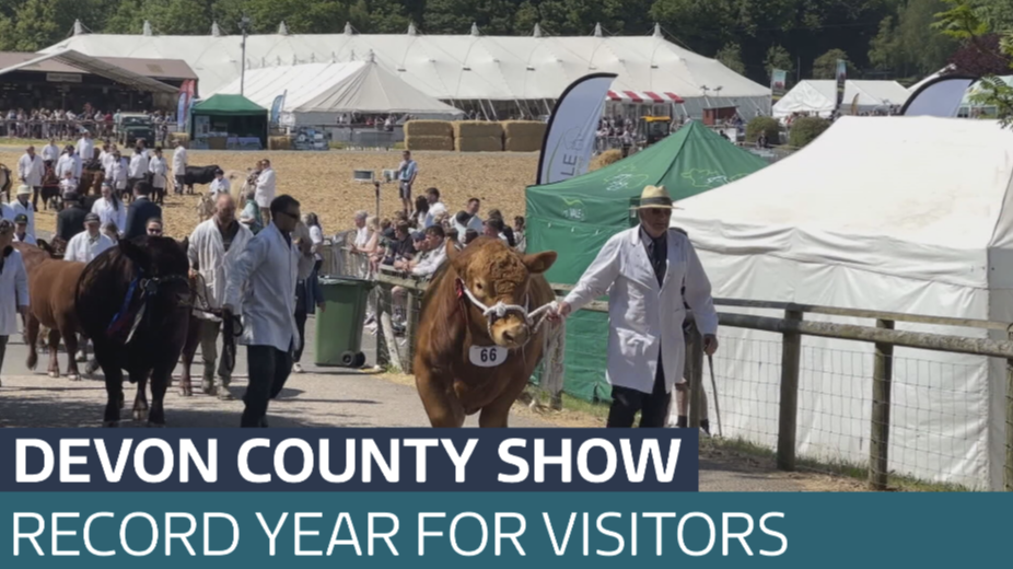Devon County Show draws in the crowds - Latest From ITV News