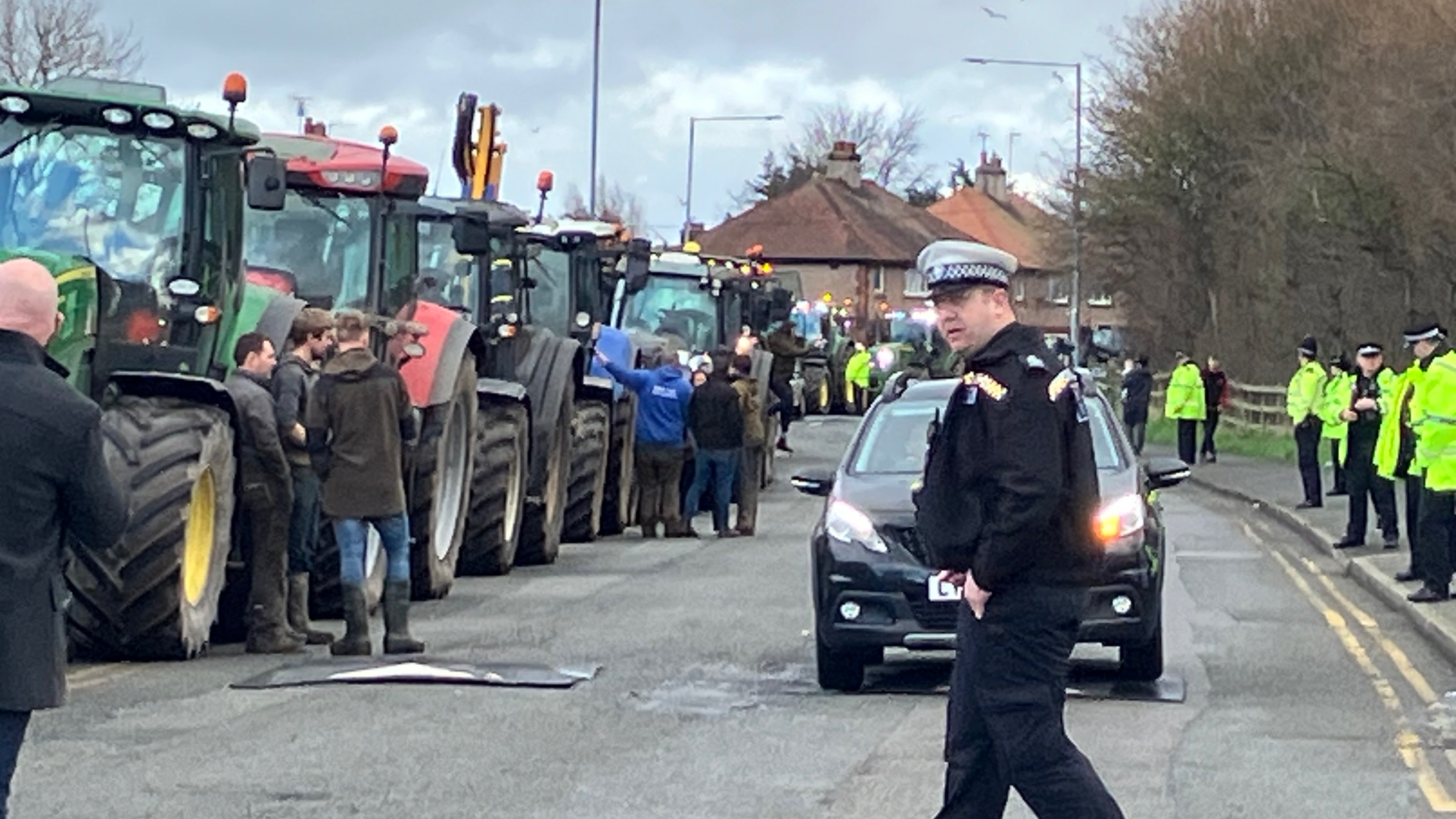 Farmers take protest over subsidy scheme to First Minister during North ...