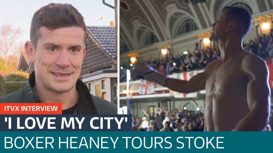 Nathan Heaney takes a trip down memory lane in home city Stoke-on-Trent ...