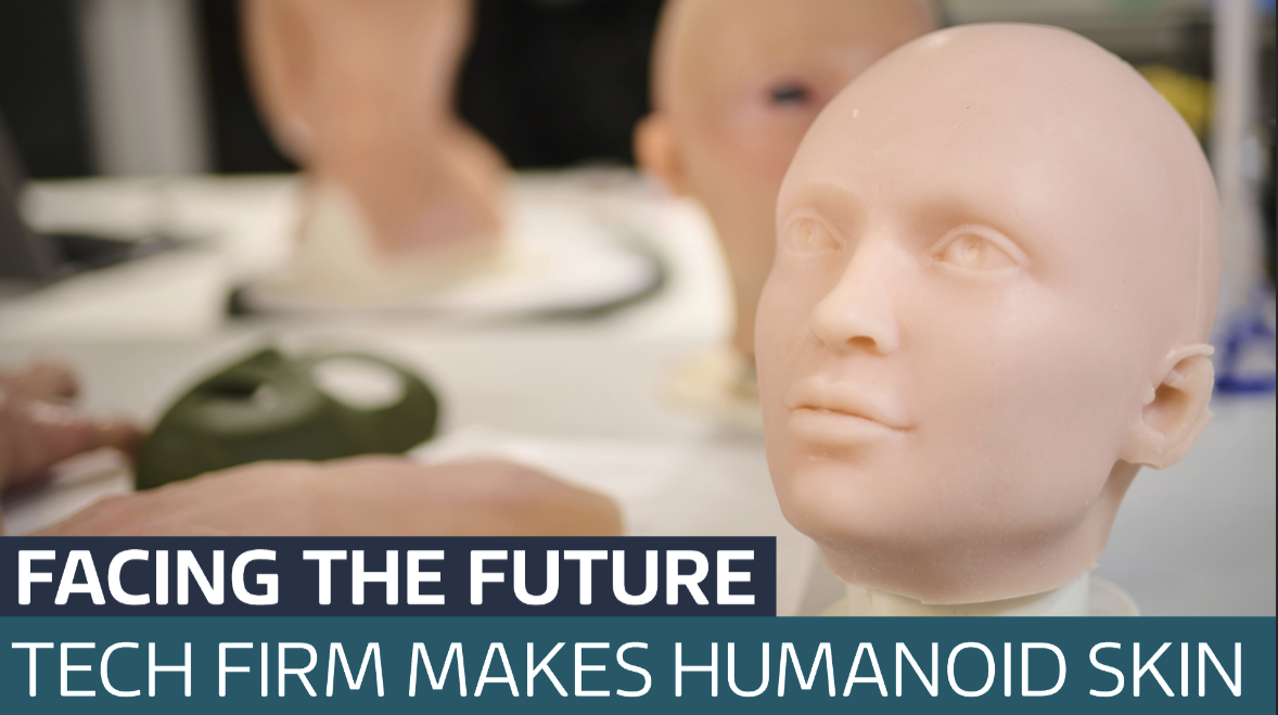 Inside the company creating 'human skin' for robots and medical ...