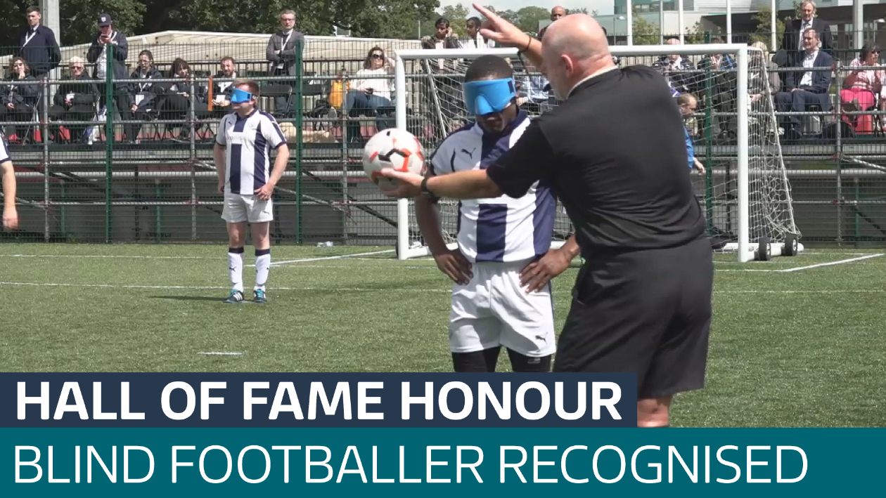 England's most-capped blind footballer to be inducted into National ...