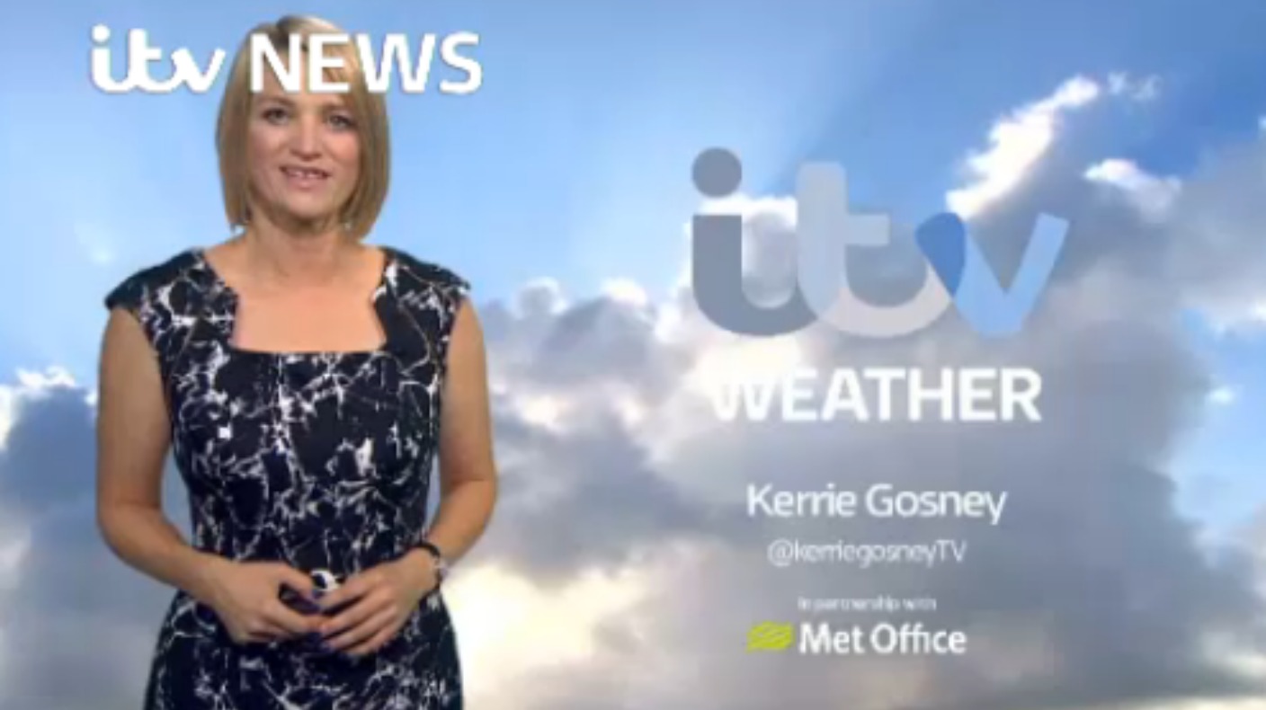 Latest Weather With Kerrie Itv News Granada