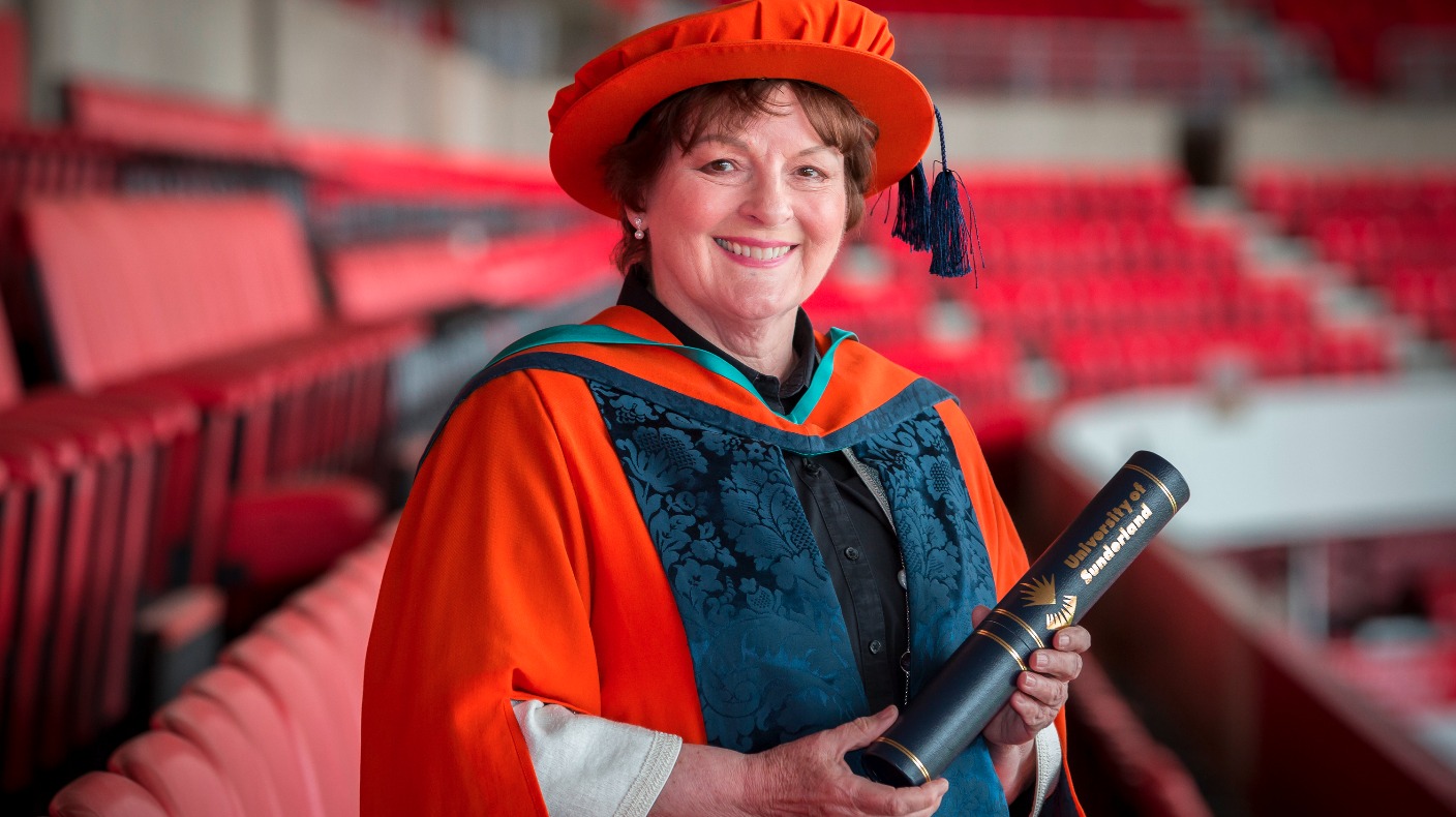 ITV's Vera star wins Sunderland university award | ITV News Tyne Tees