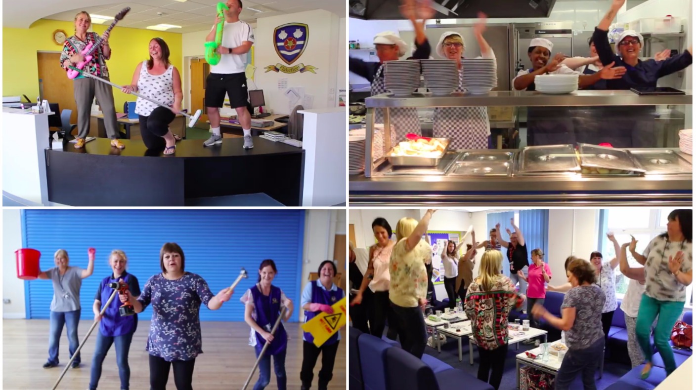 Top Class: Staff at Fleetwood school film fun music video for MADD week ...