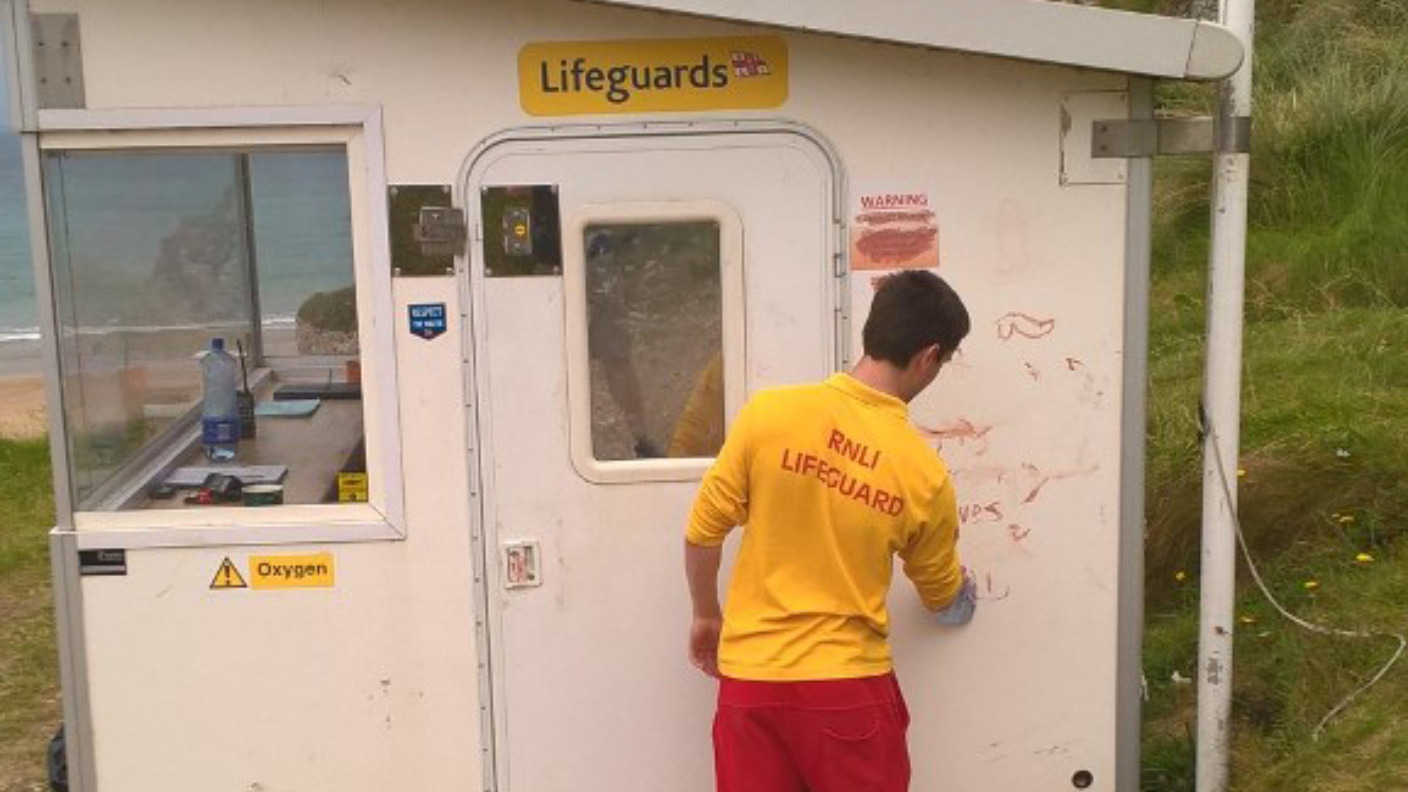 RNLI beach lifeguard unit vandalised at Whiterocks | UTV | ITV News