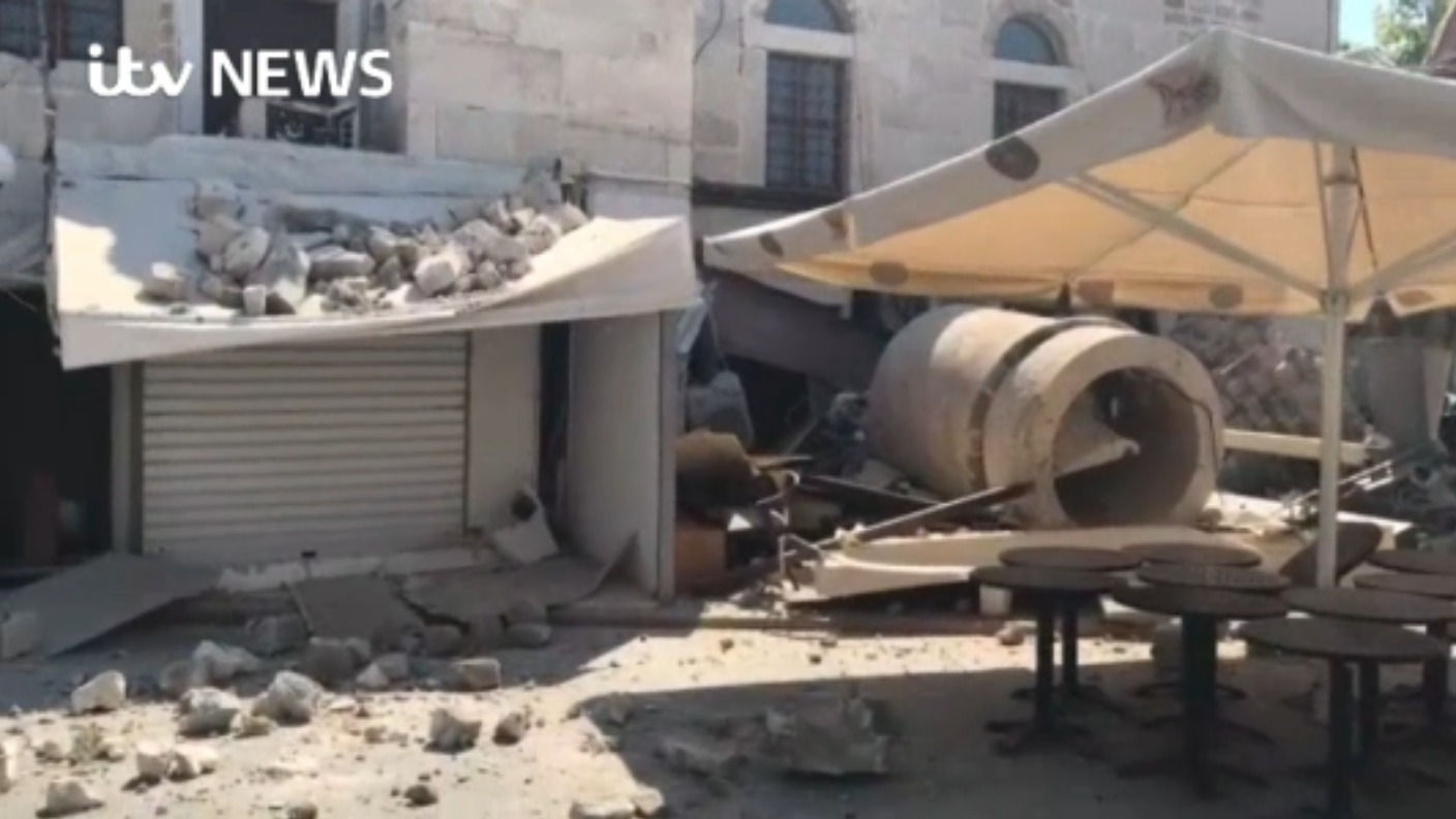Families from the south caught up in the Agean earthquake | ITV News ...