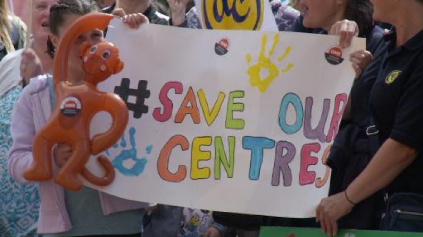 'Save our children's centres', rally held against proposed cuts | ITV ...