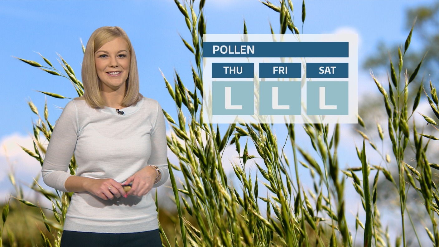Pollen Count: More comfortable conditions with low pollen levels | ITV ...