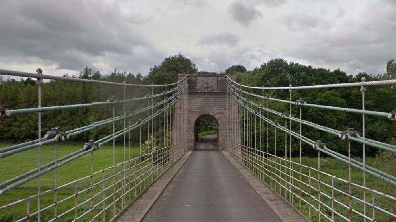 Campaign to restore world's oldest suspension bridge | ITV News Border