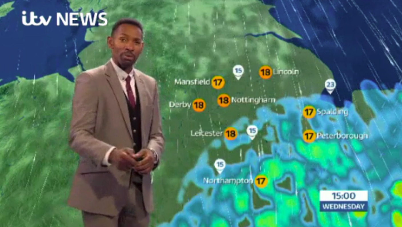 East Midlands Weather: Heavy rain in places | ITV News Central