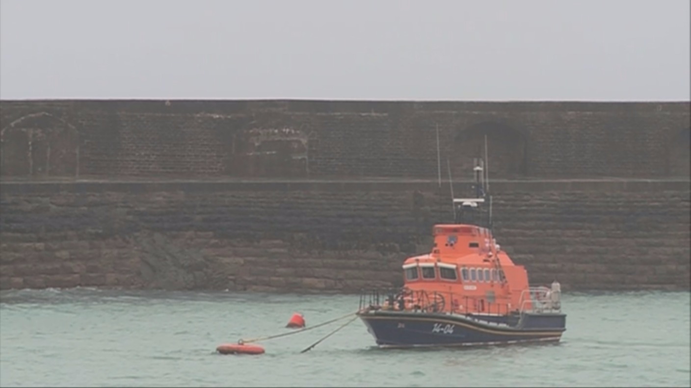 Two people rescued by Alderney RNLI crew | ITV News Channel