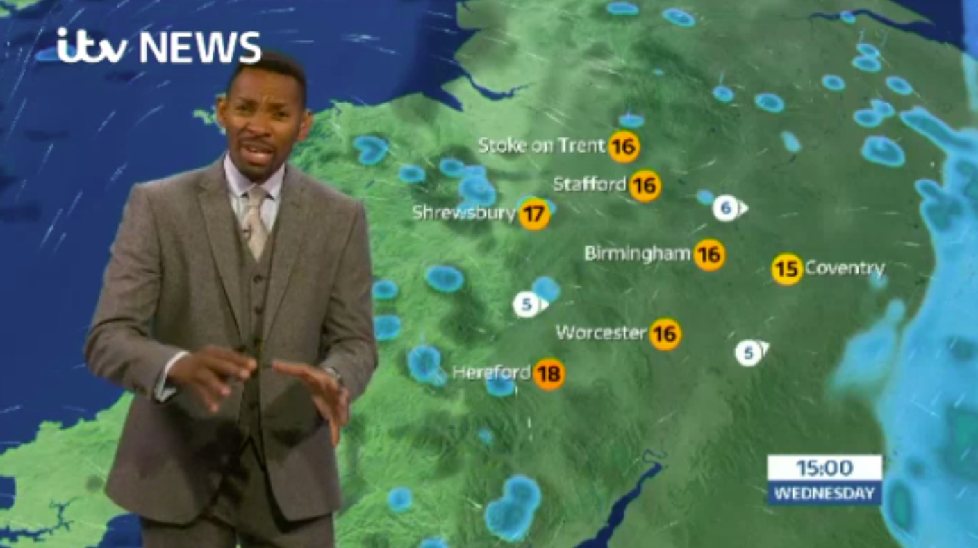 West Midlands Weather: Some patchy rain | ITV News Central