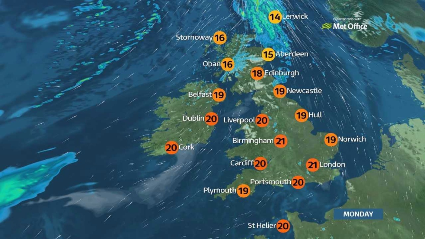 Weather: Drizzly start but getting brighter | ITV News